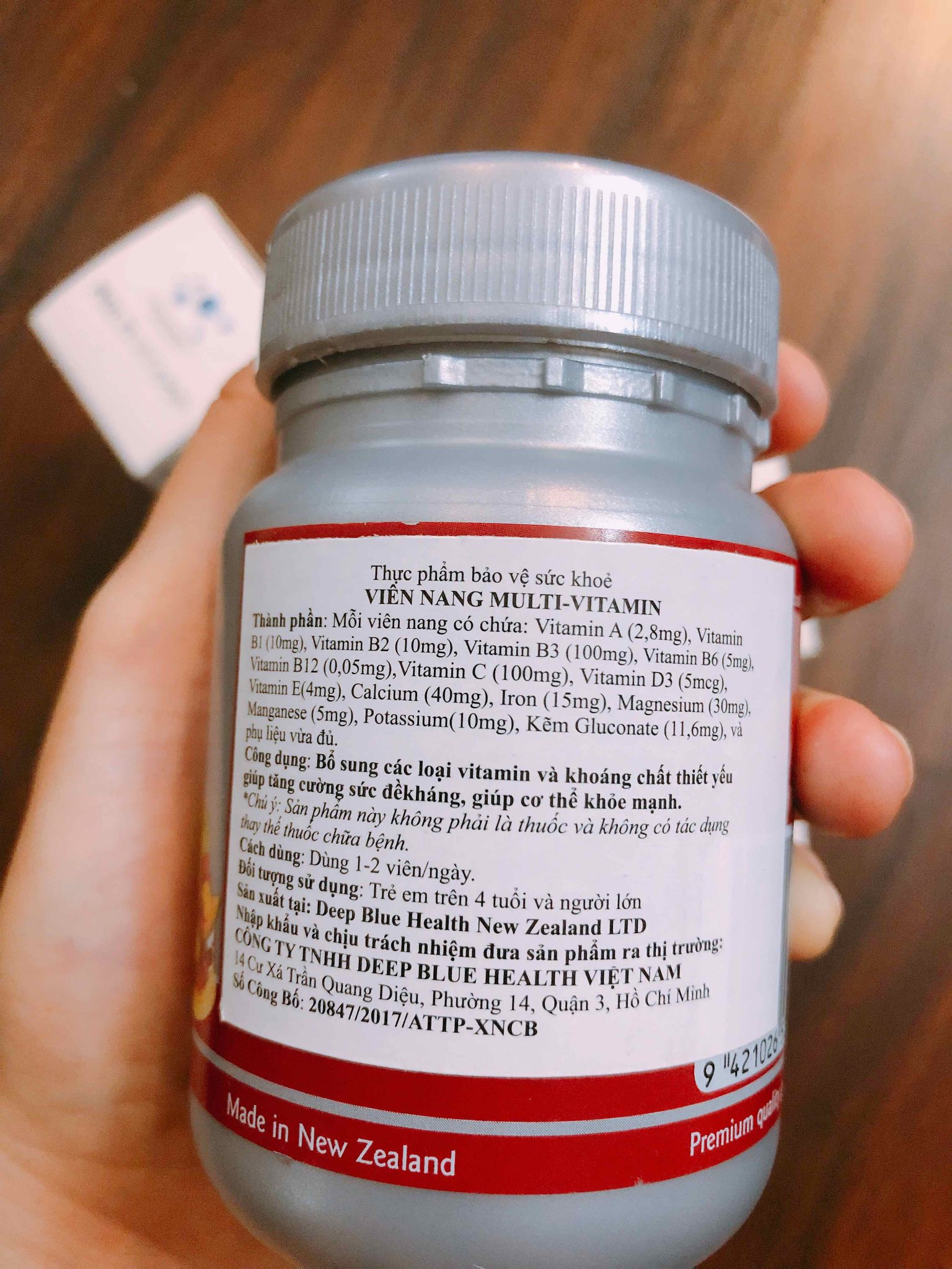 Viên Uống Bổ Sung Multi-Vitamin Deep Blue Health 60/90 Viên - NzHeal