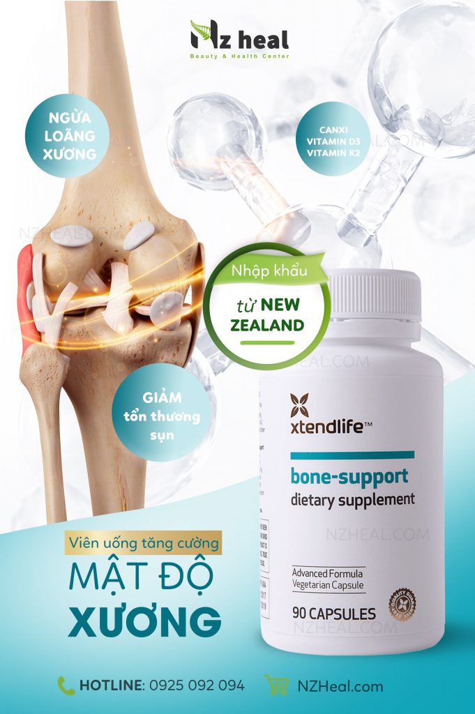 Viên tăng cường mật độ xương Xtend-Life Bone Support 90 viên | Nzheal