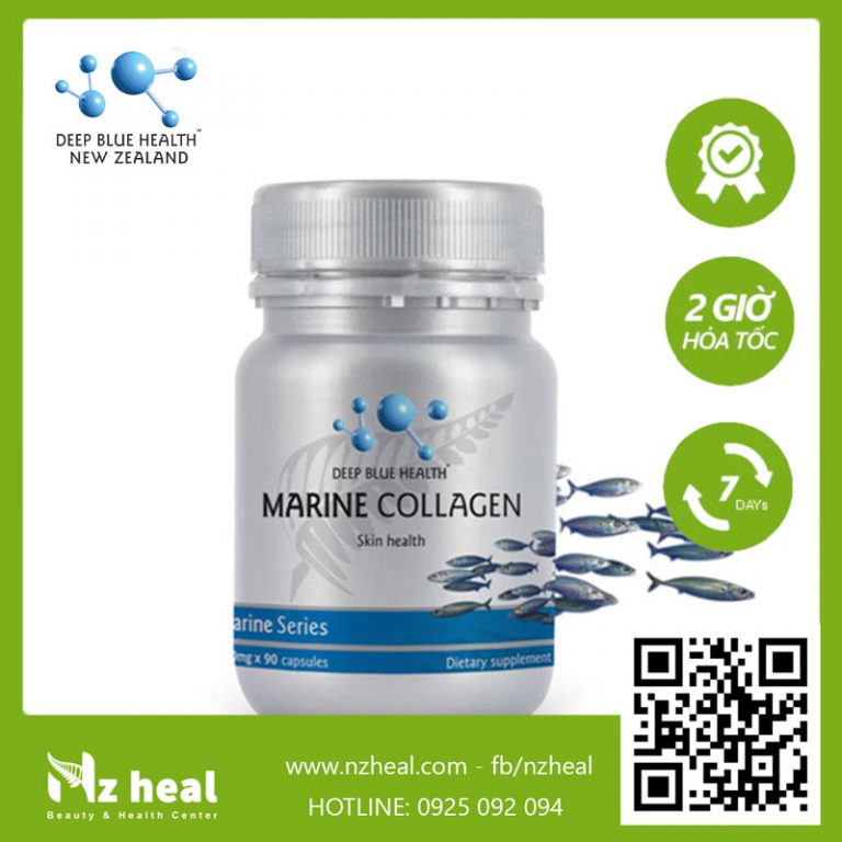 Viên uống collagen Deep Blue Health Marine Collagen 30 viên | nzheal.com