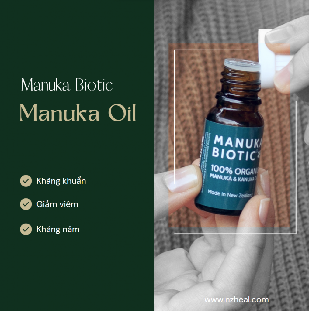 Dầu Manuka hữu cơ Manuka Biotic Certified Organic Manuka Oil 10ml ...