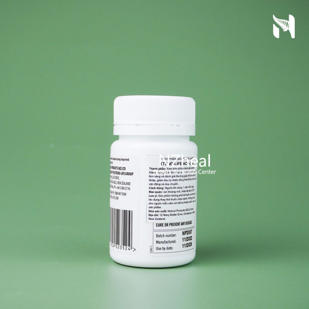 Viên uống giảm đau xương khớp Xtend-Life ACH-EZE Joint Support (30 viên ...