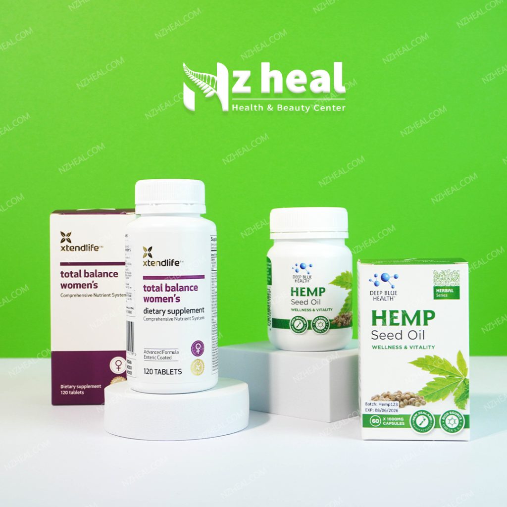 Bộ đôi tăng nội tiết tố: Viên uống Vitamin tổng hợp Total Balance Women ...