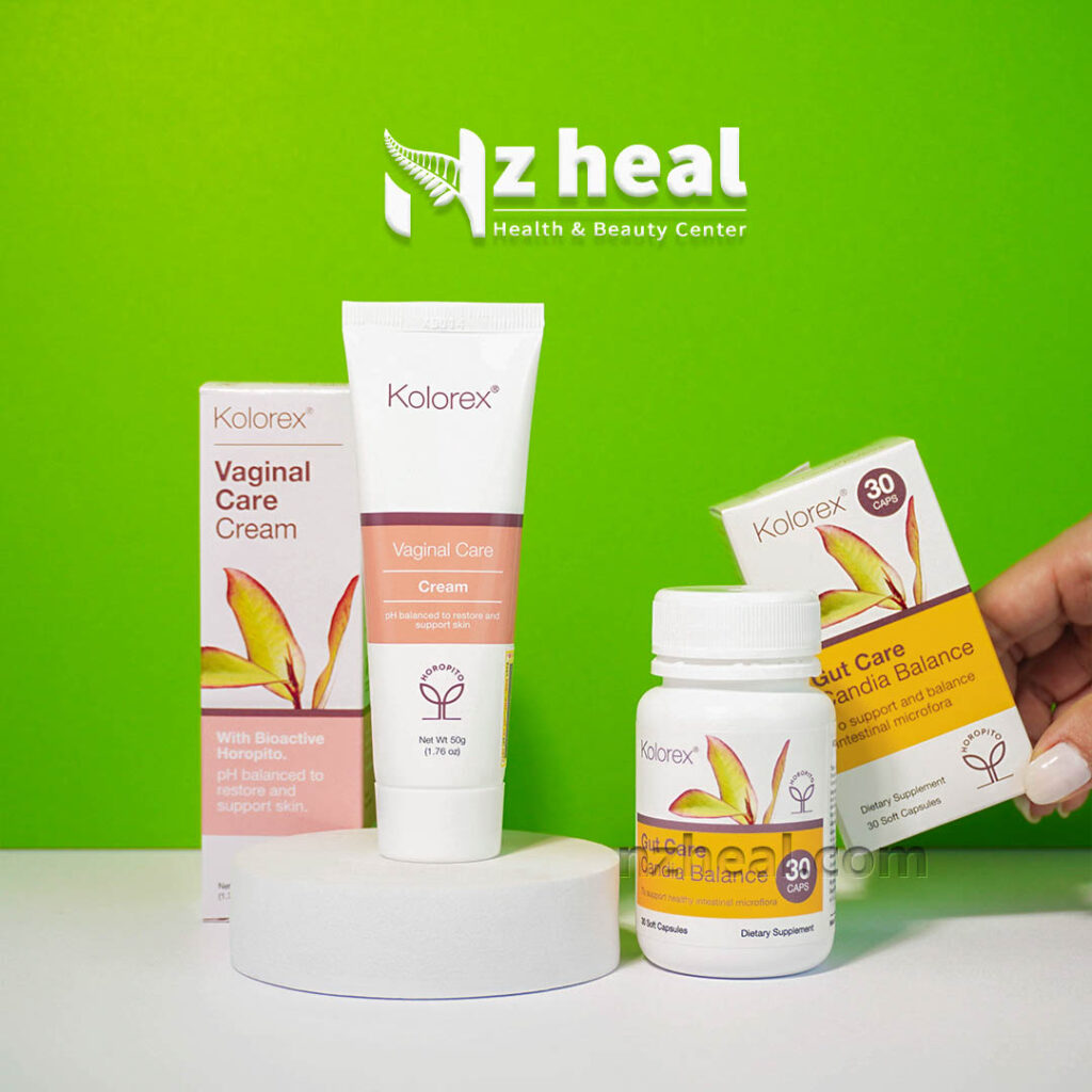 Bộ đôi Kolorex (Uống - Bôi): Viên uống Gut Care Candida Balance và Kem ...