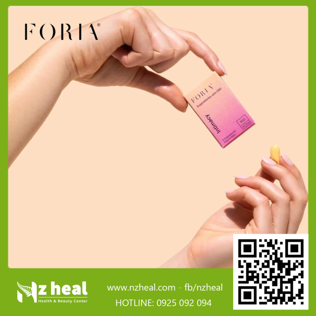Viên đặt kích thích ham muốn FORIA Intimacy Melts with CBD (4 viên) | nzheal.com