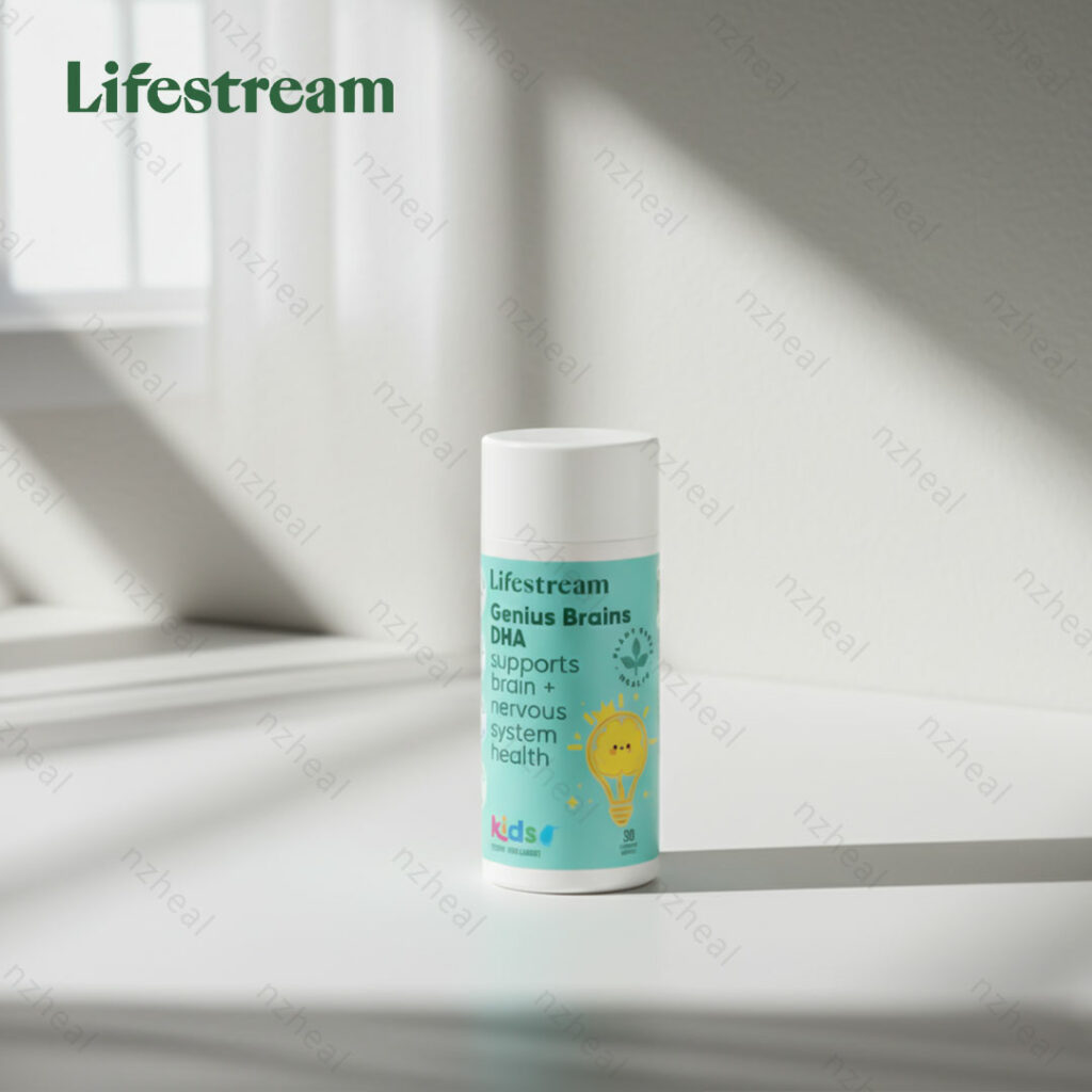 Viên uống DHA phát triển trí não cho bé Lifestream Genius Brains Kids (30 viên) | nzheal.com
