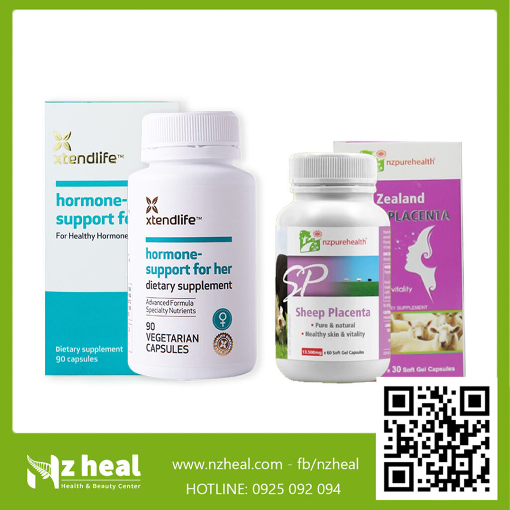 Bộ đôi tăng nội tiết, trẻ hóa làn da: Xtend-Life Hormone Support For ...